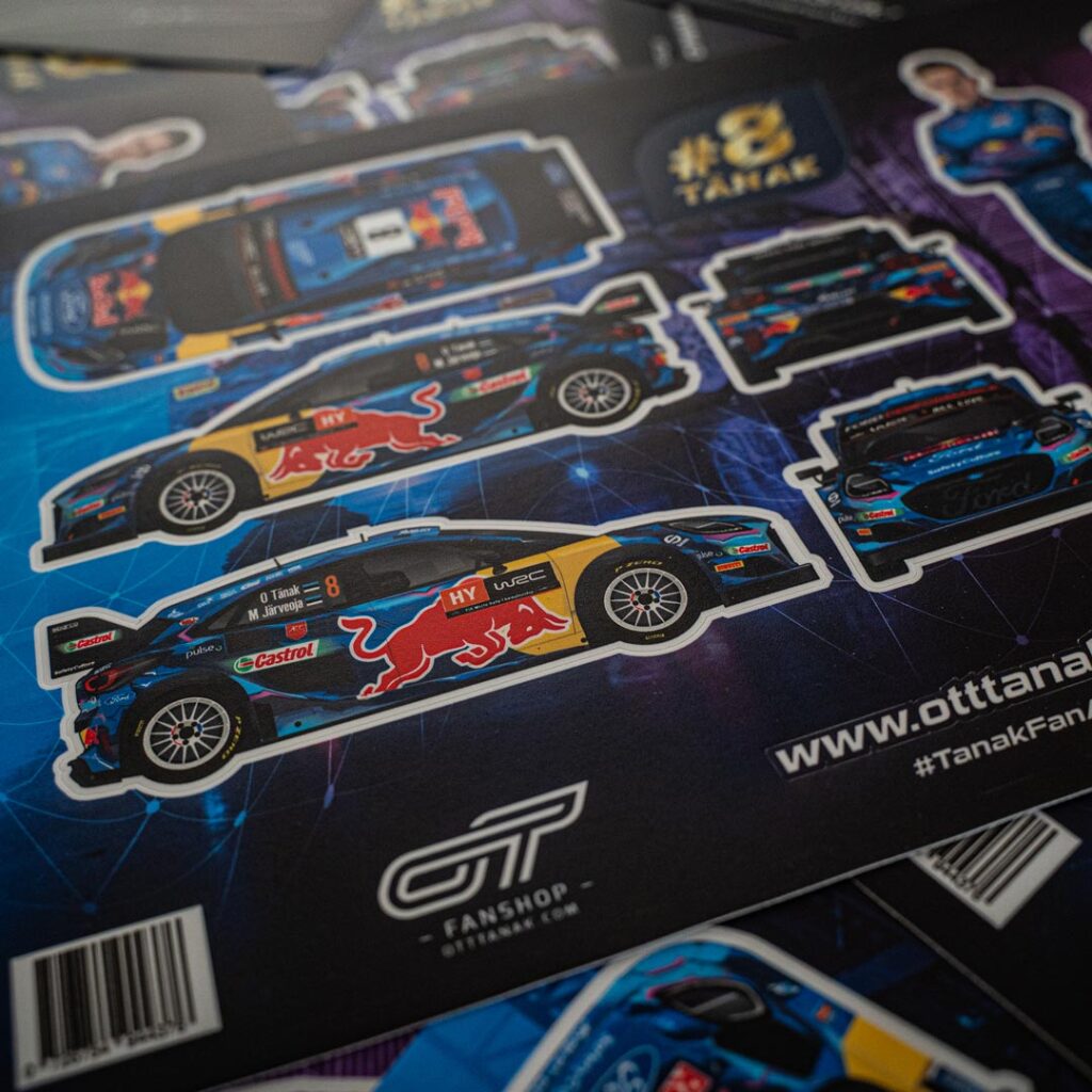 Ott Tänak Stickers 2023 - Ott Tanak
